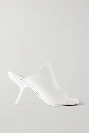 FERRAGAMO Era Leather Mules - White