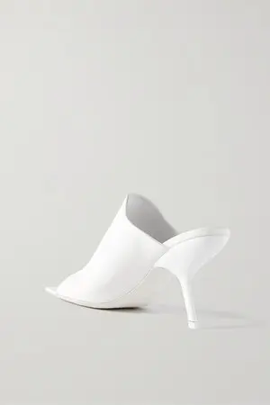 FERRAGAMO Era Leather Mules - White