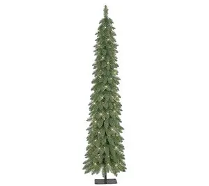 PULEO INTERNATIONAL Puleo 6' Pre-lit Alpine Artificial Pencil Tree 0 Lights - One-color
