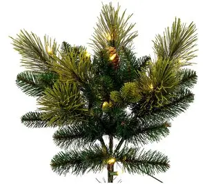 VICKERMAN 7.5' Emerald Mixed Artificial Tree Du Ra-lit 850ww