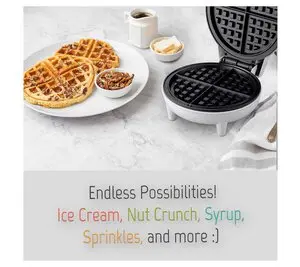 COURANT 7-inch Personal Belgian Waffle Maker