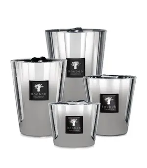 BAOBAB COLLECTION Platinum Candle - Silver