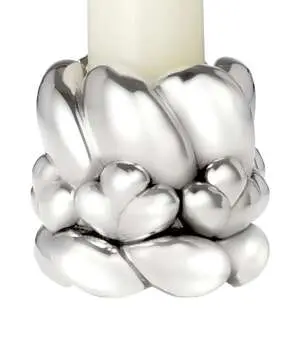 Christofle Plated Babylone Candlestick Holder