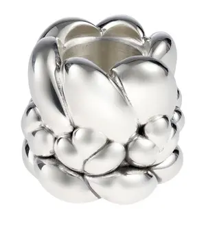 Christofle Plated Babylone Candlestick Holder