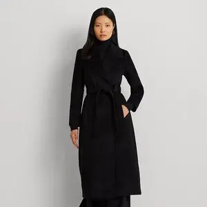 Ralph Lauren Belted Wool-blend Wrap Coat