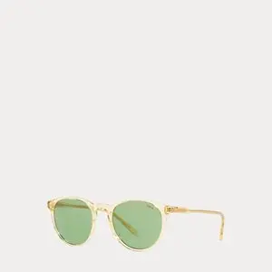 Ralph Lauren Heritage Round Sunglasses Dark Pinot Grigio