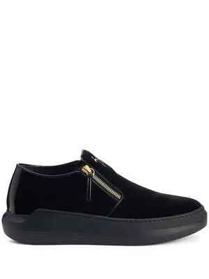 GIUSEPPE ZANOTTI Conley Zip Chunky Sneakers - Black
