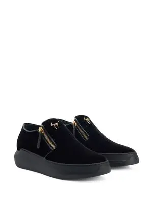 GIUSEPPE ZANOTTI Conley Zip Chunky Sneakers - Black