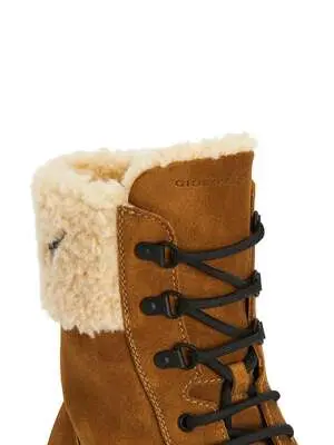 GIUSEPPE ZANOTTI Jaure Logo-lettering Boots - Brown