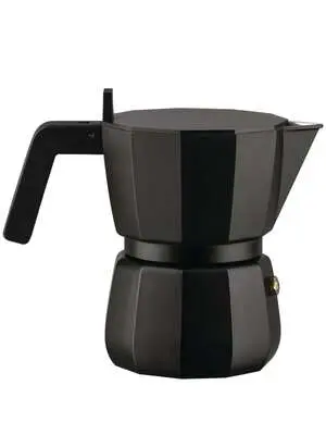 ALESSI Moka 3 Espresso Coffee Maker - Black