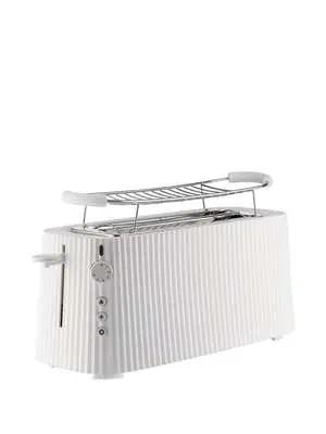 ALESSI Plissé Ribbed Electric Toaster - White