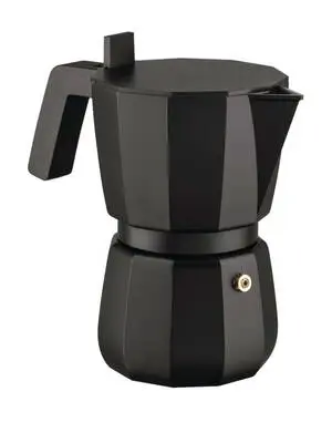 ALESSI Moka Expresso Coffee Maker - Black
