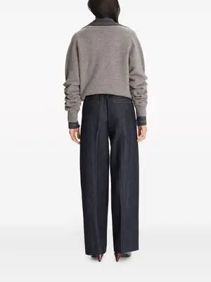 Tory Burch V-neck Sweater - Grey