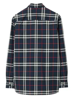 Burberry Check-pattern Cotton Shirt