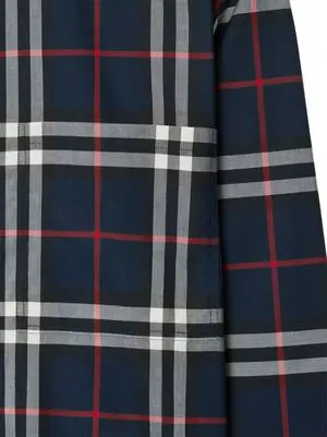 Burberry Check-pattern Cotton Shirt