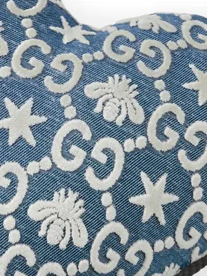 Gucci Herbarium-print Denim Cushion