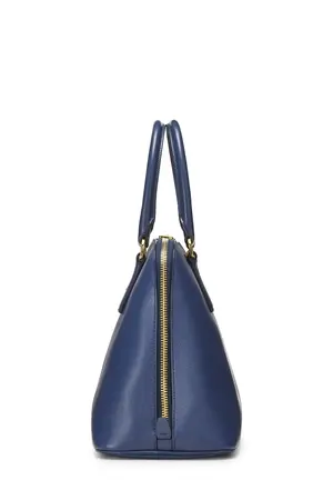 Prada Saffiano Promenade Top Handle Bag - Navy