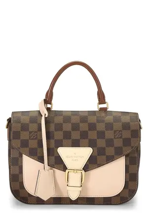 LOUIS VUITTON Damier Ebene Beaumarchais - Cream