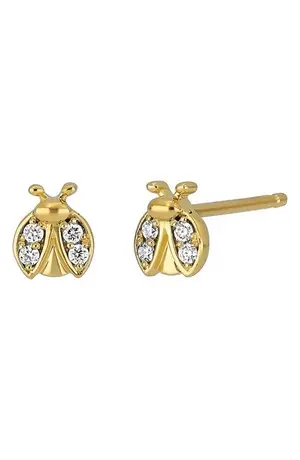 Bony Levy Bony Levy Icon Diamond Bug Stud Earrings 18ky
