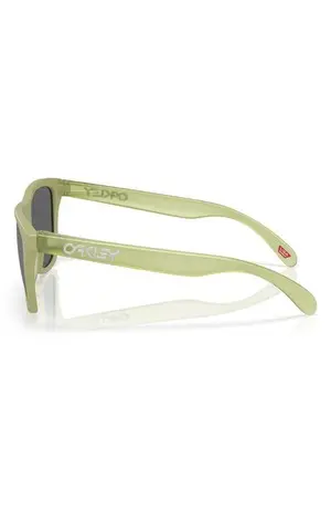 Oakley Frogskins Rectangular Sunglasses - Matte Fern / Prizm Black Polar
