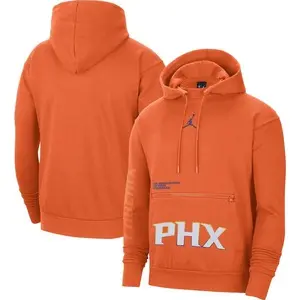 JORDAN BRAND Phoenix Suns Statement Edition Pullover Hoodie - Orange