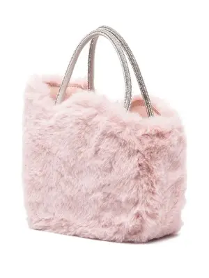 LE SILLA Micro Ivy Faux-fur Tote