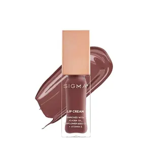 SIGMA BEAUTY Lip Cream - Dapper - Warm Hibiscus Neutral Creamy Sh