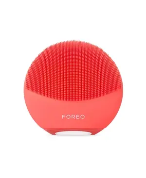 Foreo Luna 4 Mini Deep Cleansing Dual-sided Facial Cleansing Massager Coral