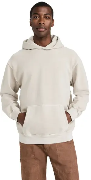 Madewell The Mccarren Midweight Hoodie Sweatshirt - Bleached Canvas