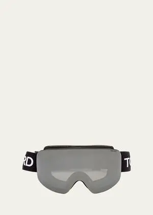 TOM FORD TOM FORD Shield Ski Goggles Matte Black Photo