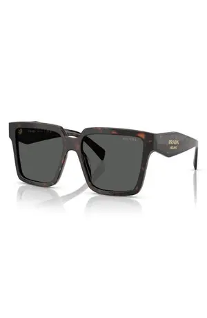 Prada 56mm Square Sunglasses