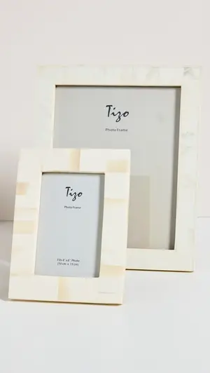 TIZO DESIGN Bone And Resin Frame 4x6