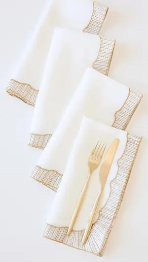 KIM SEYBERT Frame Napkin Set Of 4