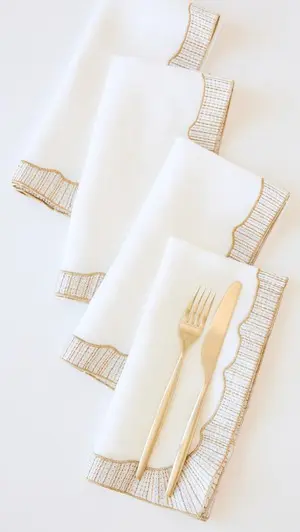 KIM SEYBERT Frame Napkin Set Of 4