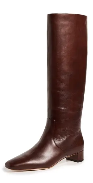 LOEFFLER RANDALL Indy Low Heel Tall Boots - Espresso