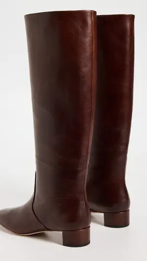 LOEFFLER RANDALL Indy Low Heel Tall Boots - Espresso