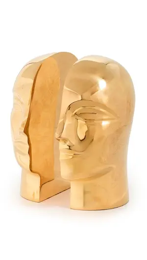 Jonathan Adler Atlas Bookend Set Of 2