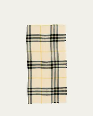 Burberry Giant Check Wool Scarf Candle