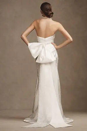 Watters Wtoo Callahan Sweetheart Jacquard Wedding Gown