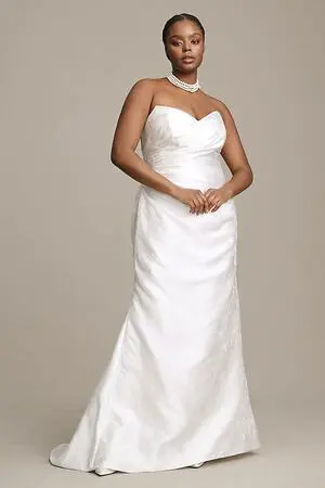 Watters Wtoo Callahan Sweetheart Jacquard Wedding Gown
