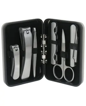 Status 7 Piece Manicure Set - Gray