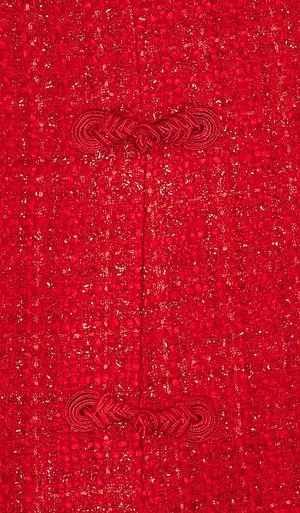 SAU LEE Natasha Dress - Red