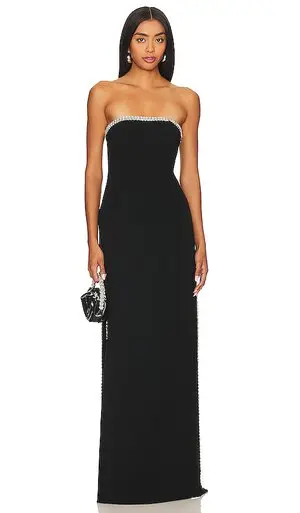 Cinq À Sept Embellished Collins Gown