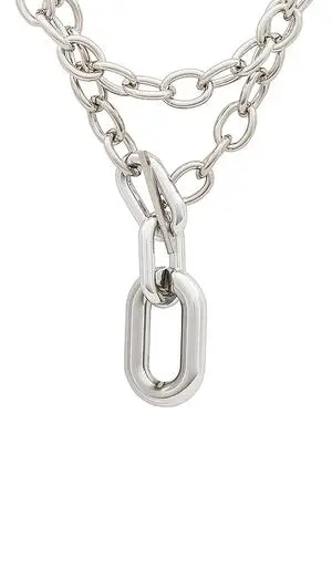 AMBER SCEATS Large Chain Layered Necklace