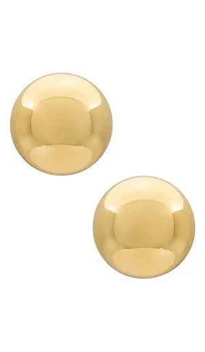 Shashi Double Ball Earrings - Gold