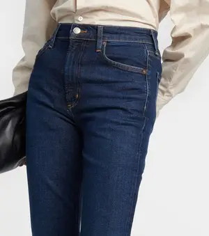AGOLDE Nico Boot High-rise Jeans - Blue