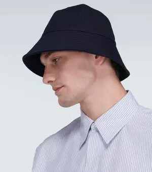 JIL SANDER Cotton Bucket Hat