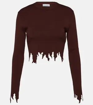 JW Anderson Distressed Crop Top