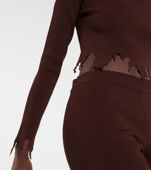 JW Anderson Distressed Crop Top