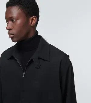 THE ROW Ronan Wool Gabardine Jacket